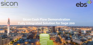 EBS & Sicon demonstrate the Cash Flow Module for Sage 200 - EBS