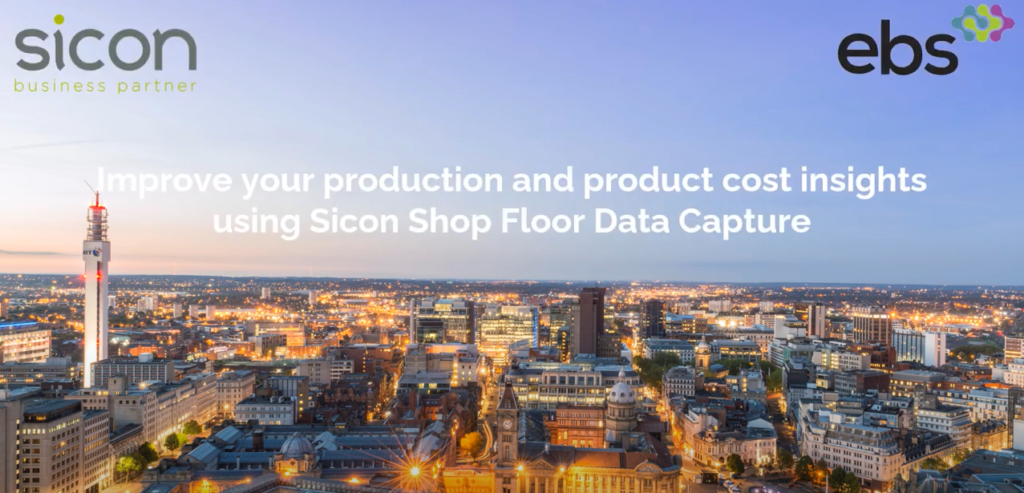 Sicon & EBS demonstration Shop Floor Data Capture for Sage 200 ...